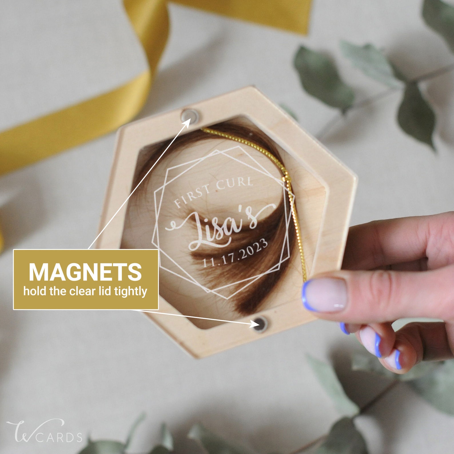 Babies First Haircut Box, Haircut Keepsake Box, Child Cutting off ...