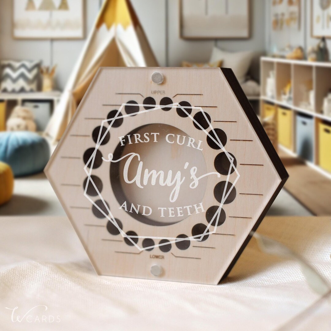 Baby Teeth Box, My First Tooth Keepsake, Tooth Fairy Letter, Note Baby ...