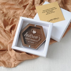 First Lock of Hair Keepsake, Tooth Fairy Box, Baby First Haircut and ...