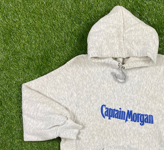 Vintage Captain Morgan Hoodie Sweatshirt MVP Made USA… - Gem