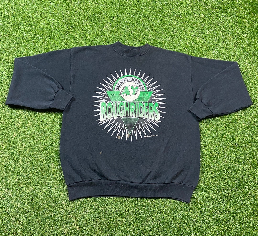 Vintage Saskatchewan Roughriders Crewneck Sweatshirt Tultex Made USA ...