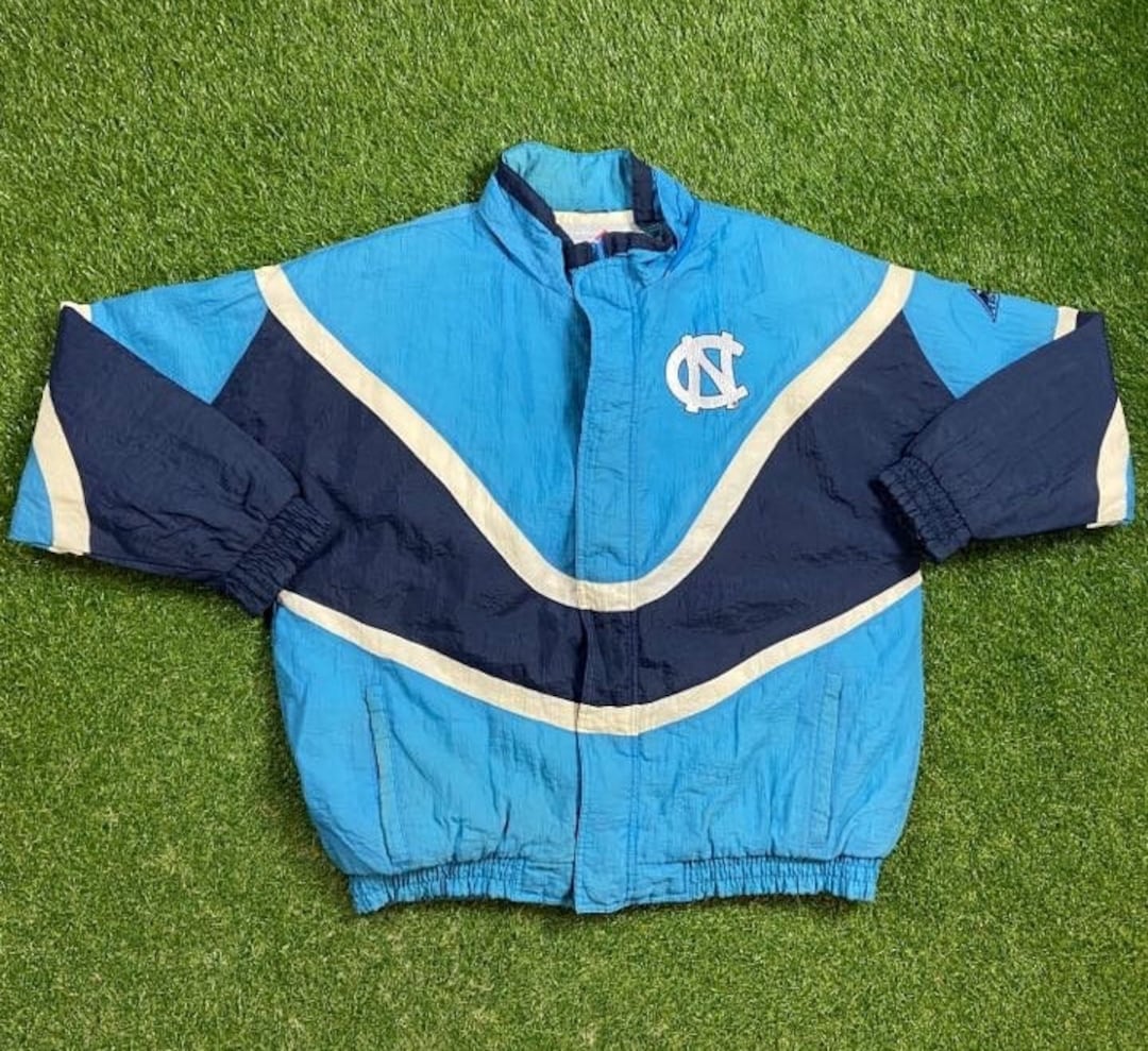 Vintage UNC University of North Carolina Tar Heels Jacket Apex One Size ...