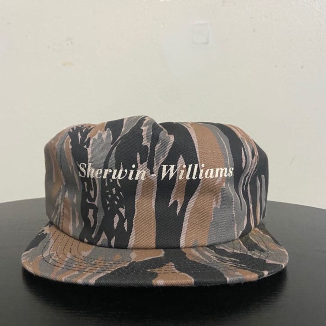 Vintage Sherwin Williams Snapback Hat Made USA OSFA Paint and Coating ...