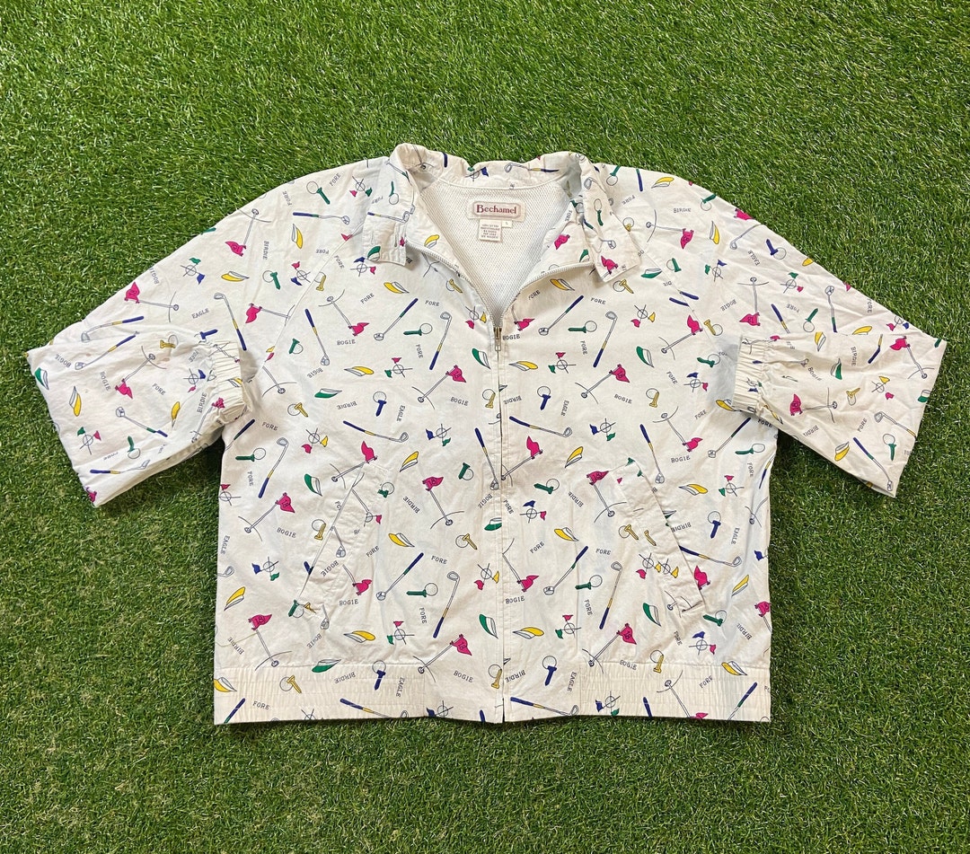 Vintage Golf Jacket Bechamel Size Large L Masters Tournament US Open ...