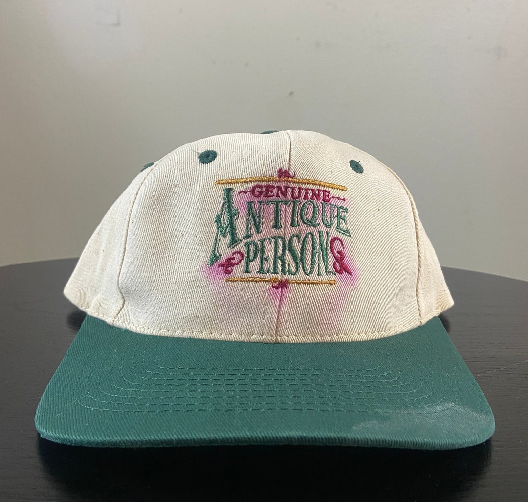 Vintage Genuine Antique Person Snapback Hat OSFA Thrift Shopping ...