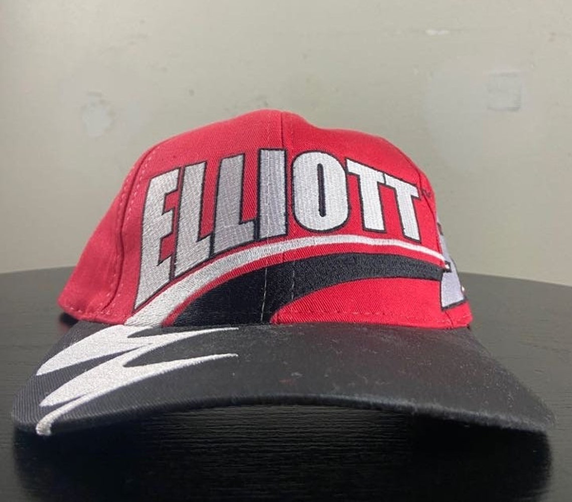 Vintage Bill Elliot #9 Snapback Hat Chase Authentics OSFA NASCAR Racing ...
