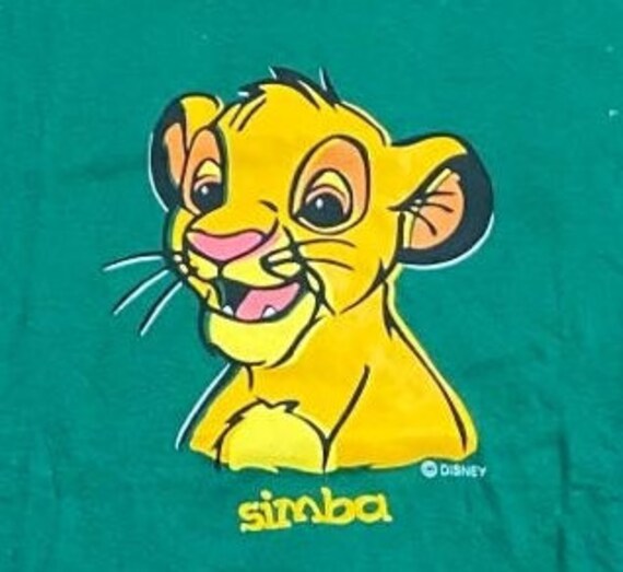Vintage Disney The Lion King Simba T Shirt Tee Made U… - Gem