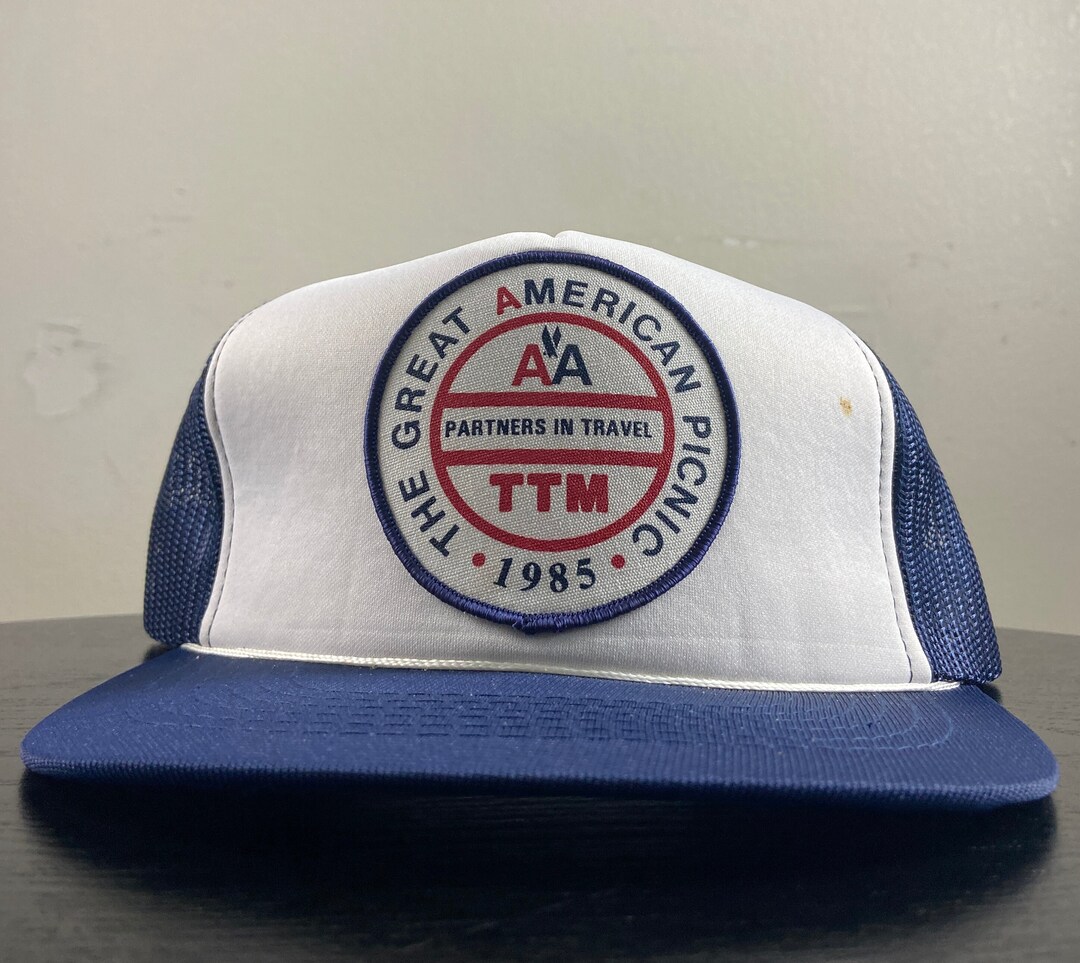 Vintage American Airlines Snapback Hat YR Headwear OSFA Flight Flying ...