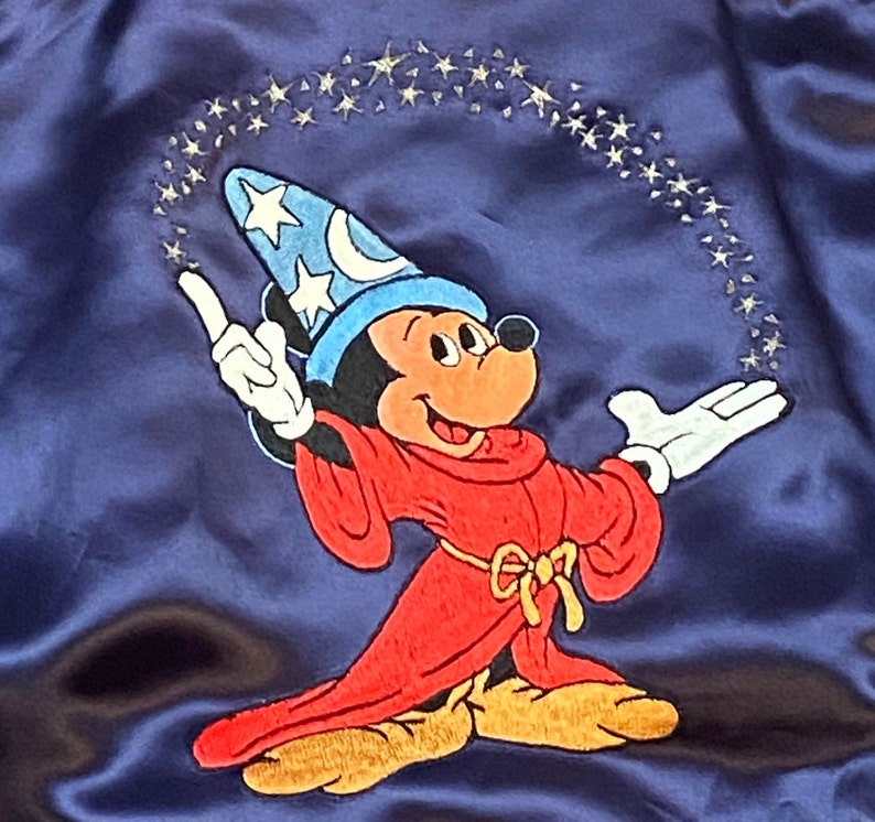 Vintage Walt Disney World Fantasia Jacket Size Medium M Magic Kingdom ...