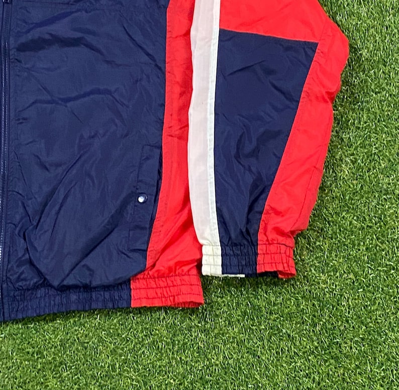 Vintage Multicolor Windbreaker Suit Set Zip up Jacket Sportswear Size ...