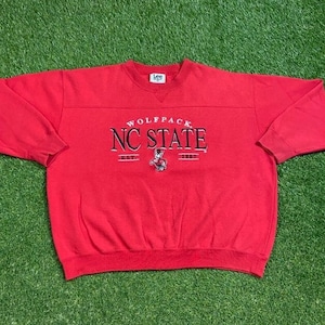 Vintage NC State University Wolfpack Crewneck Sweatshirt Size XL NCAA ...