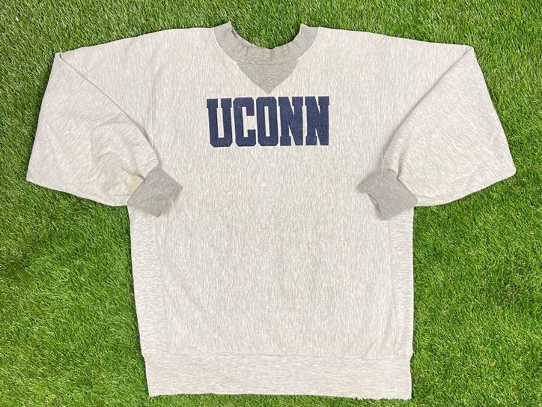 Vintage University of Connecticut Huskies UCONN Ncaa Crewneck ...