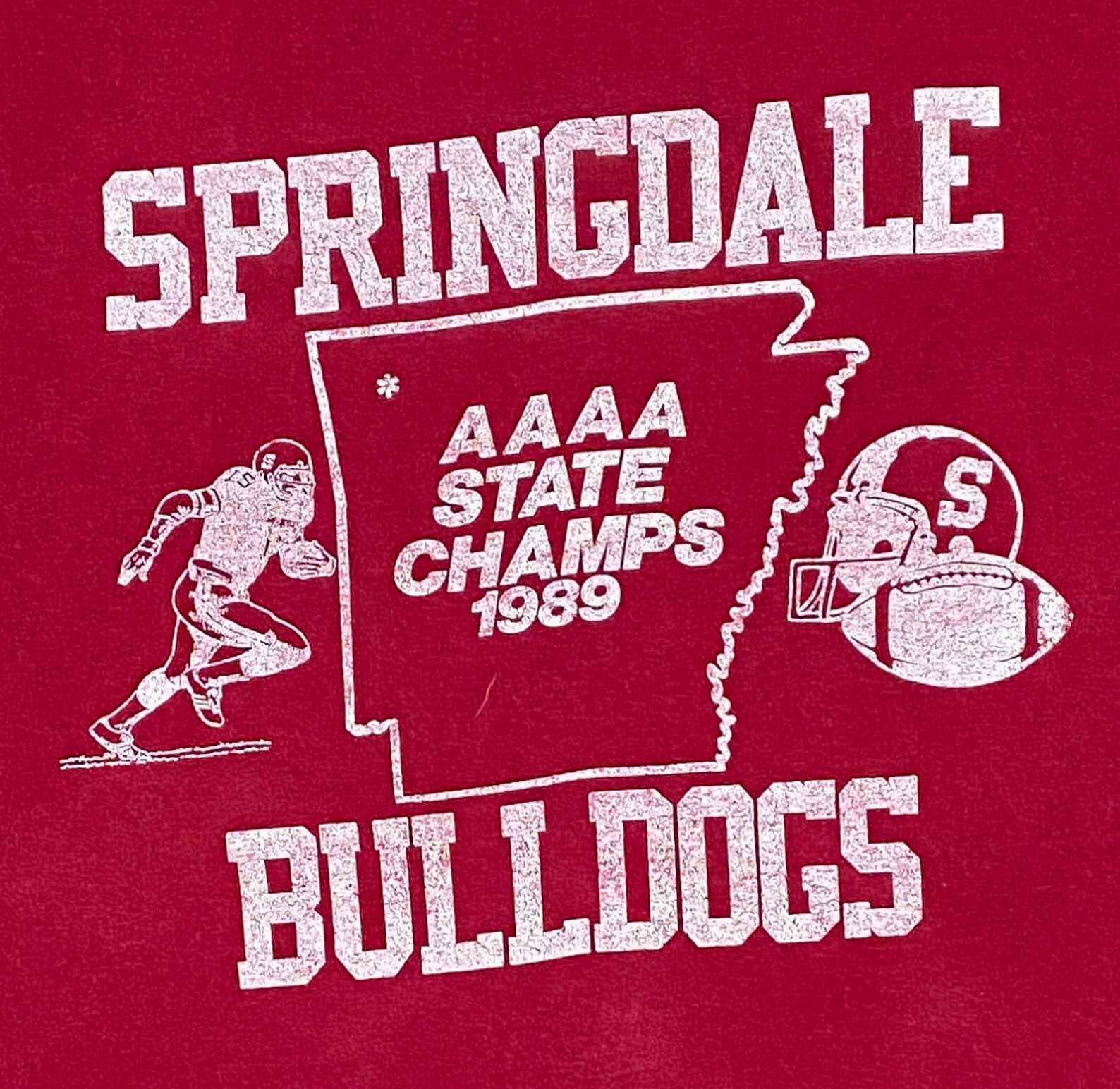 Vintage Springdale Bulldogs 89 AAA State Champions T Shirt Tee | Etsy