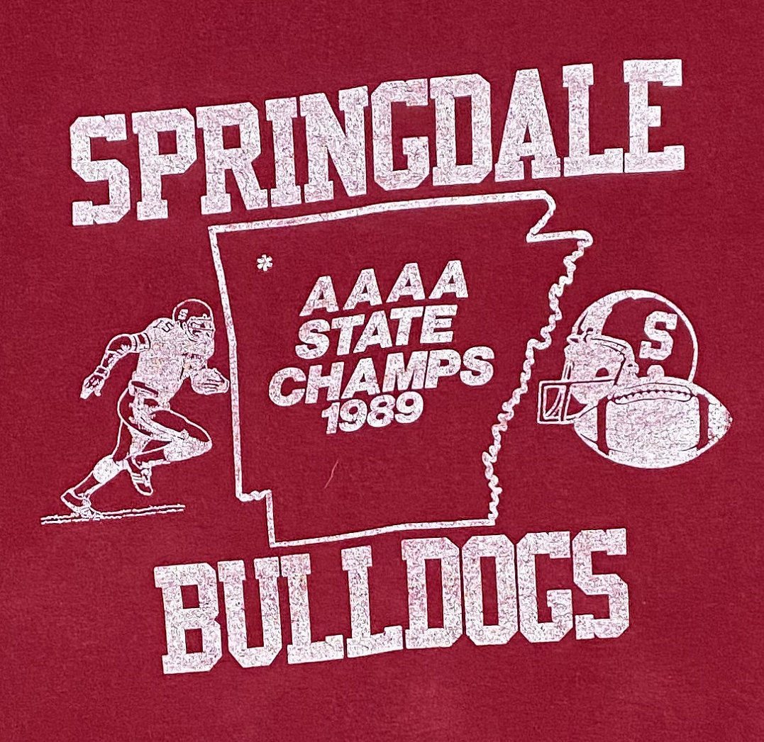 Vintage Springdale Bulldogs 89 AAA State Champions T Shirt Tee | Etsy