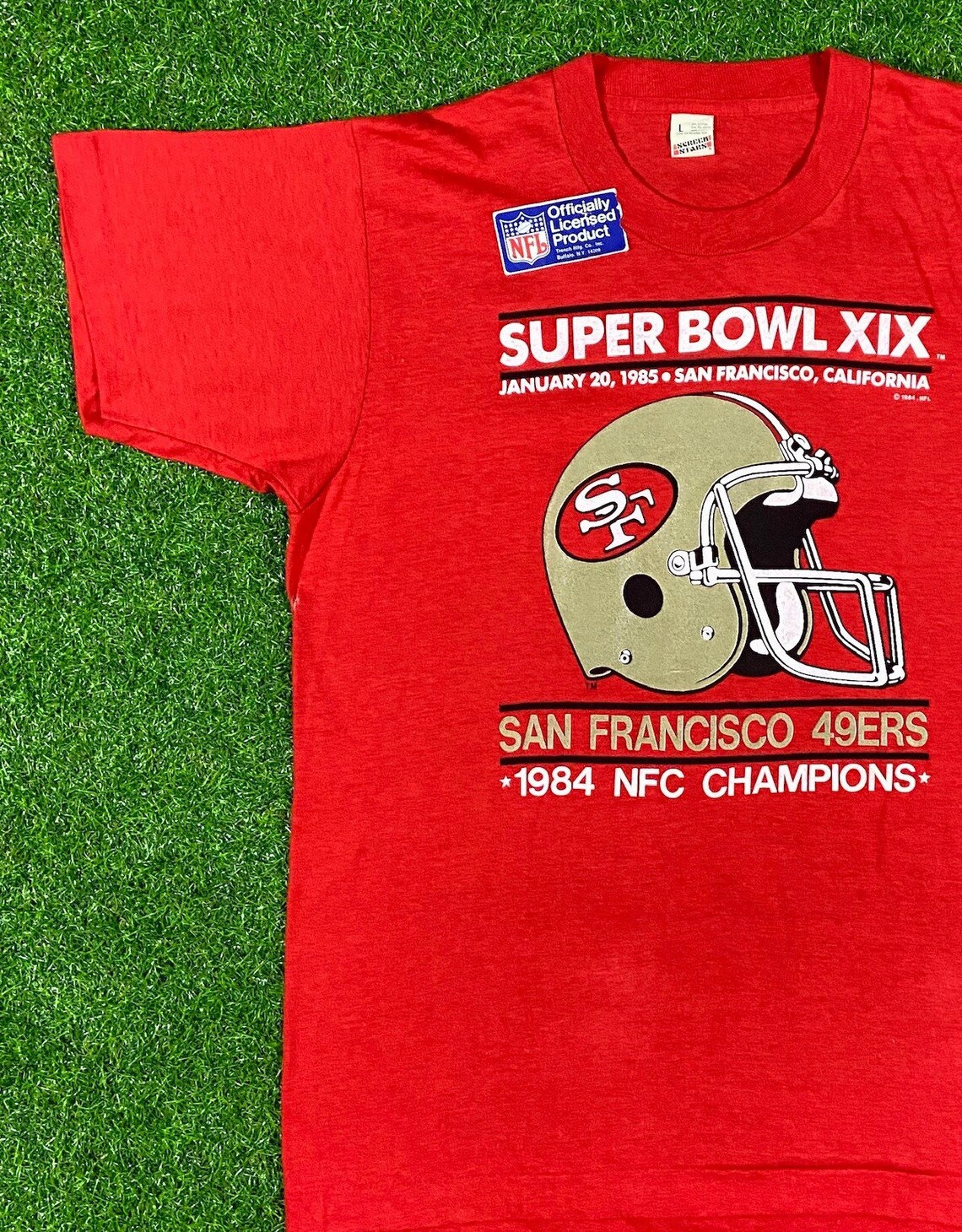 Vintage San Francisco 49ers Forty Niners NFL Football Super Bowl T ...
