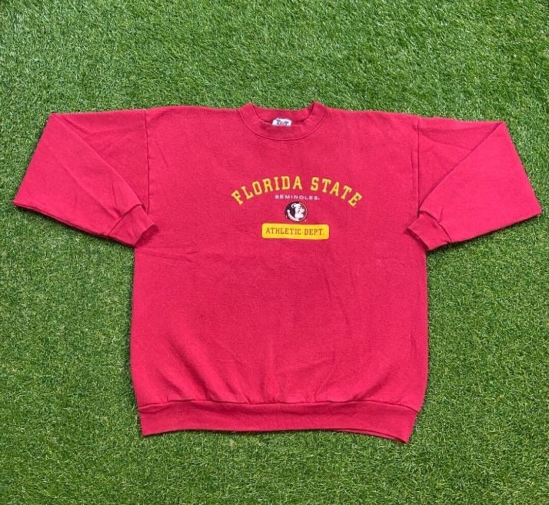 Vintage Florida State University Seminoles Crewneck Sweatshirt Tnt Size ...