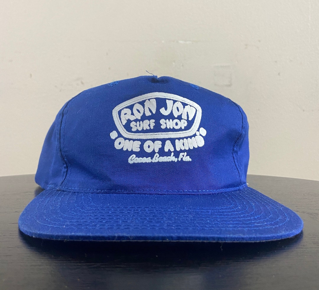 Vintage Ron Jon Surf Shop Snapback Hat New Era OSFA Surf Ocean Waves ...