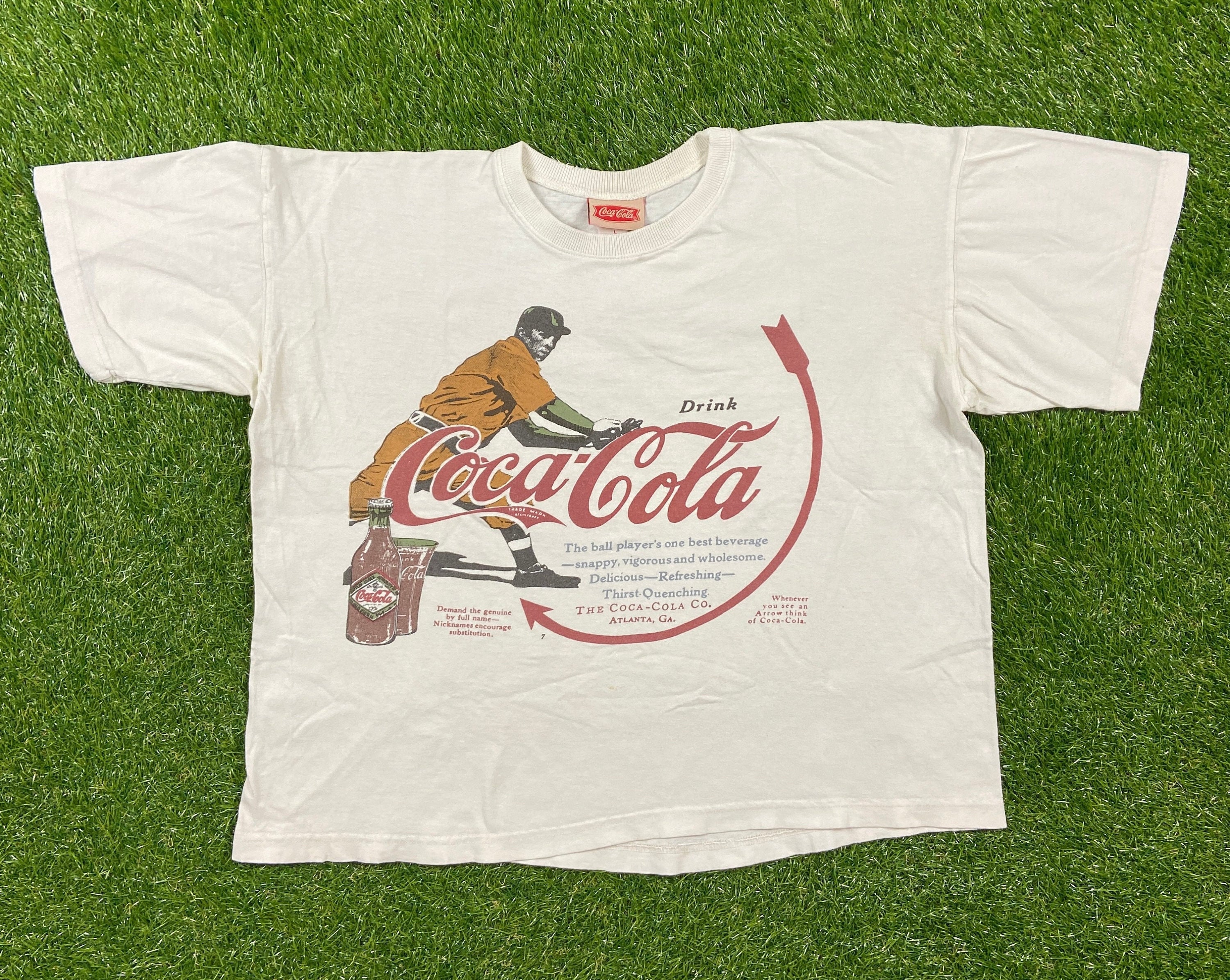 Vintage Coca Cola T Shirt Tee Made USA Coke Collector Enjoy | Etsy