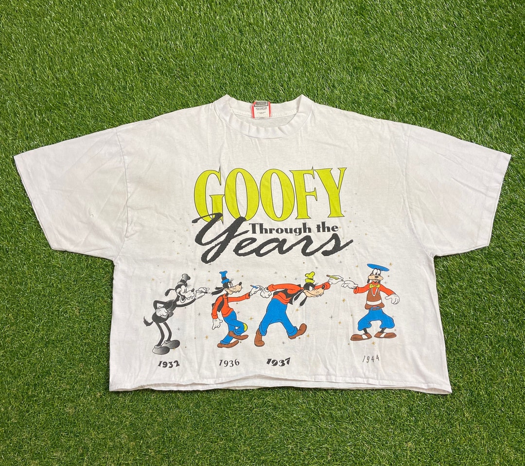 Vintage Goofy Crop Top Shirt Made USA Size Xtra Large XL - Etsy