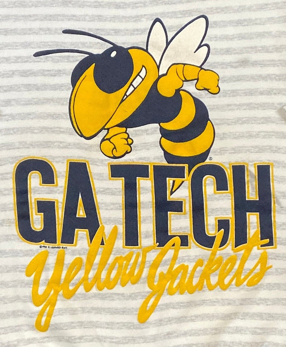 Vintage Georgia Tech Crewneck Sweatshirt Winning Image Made | Etsy