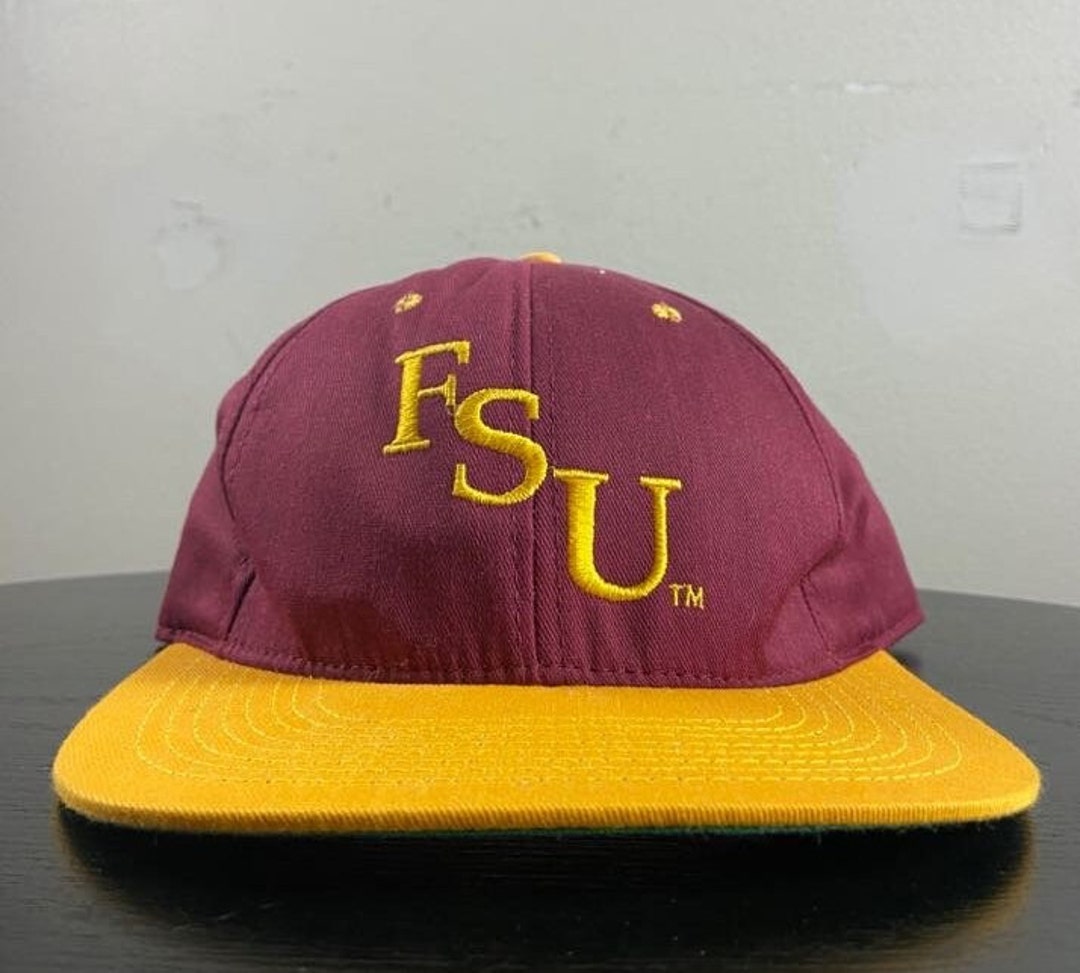 Vintage Florida State University Snapback Hat Cap Made Usa OSFA ...