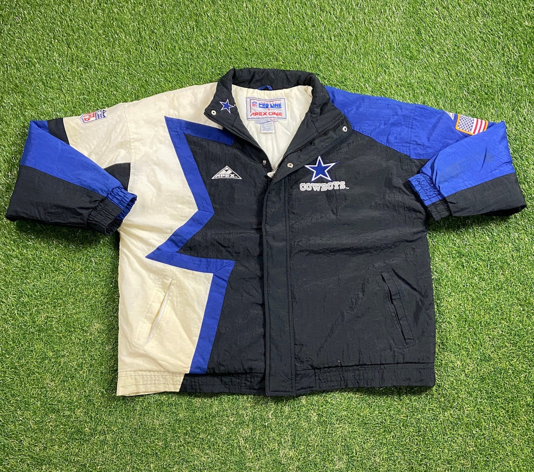 Vintage Dallas Cowboys Jacket Apex One Size Xtra Large XL NFL Football ...