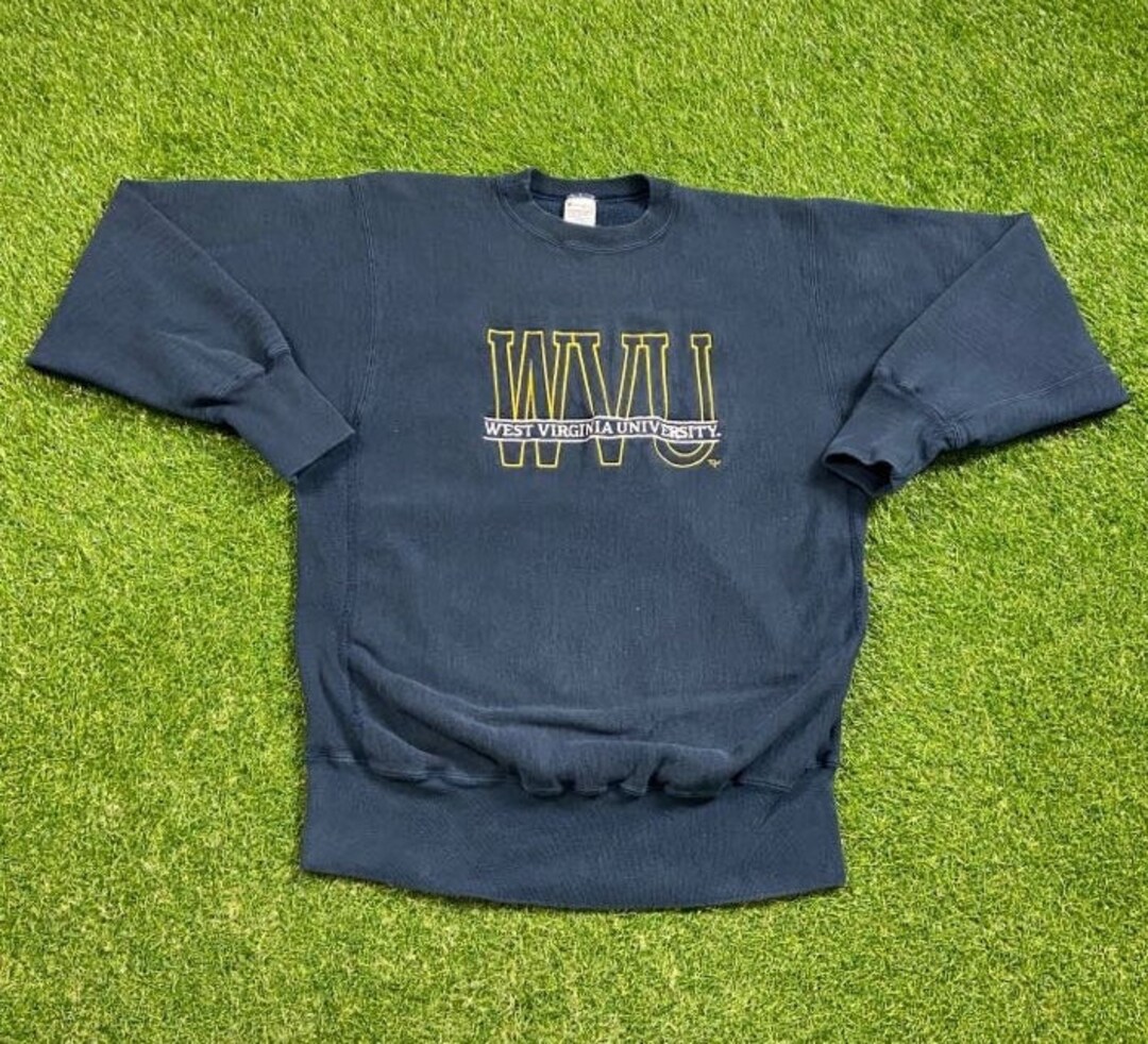 Vintage West Virginia University Crewneck Sweatshirt Champion Made Usa ...