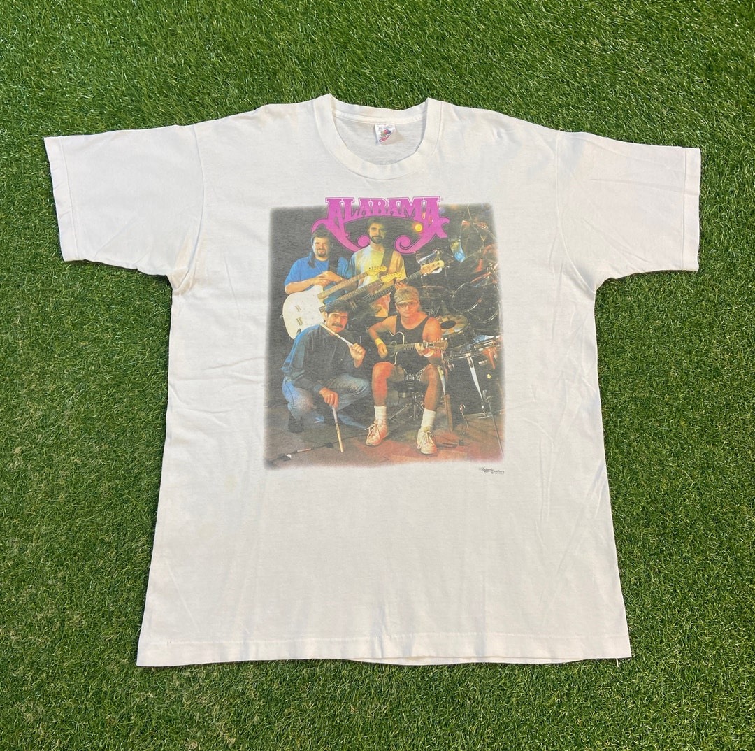 Vintage Alabama Band T Shirt Tee Fruit of the Loom Made USA Size Xtra ...