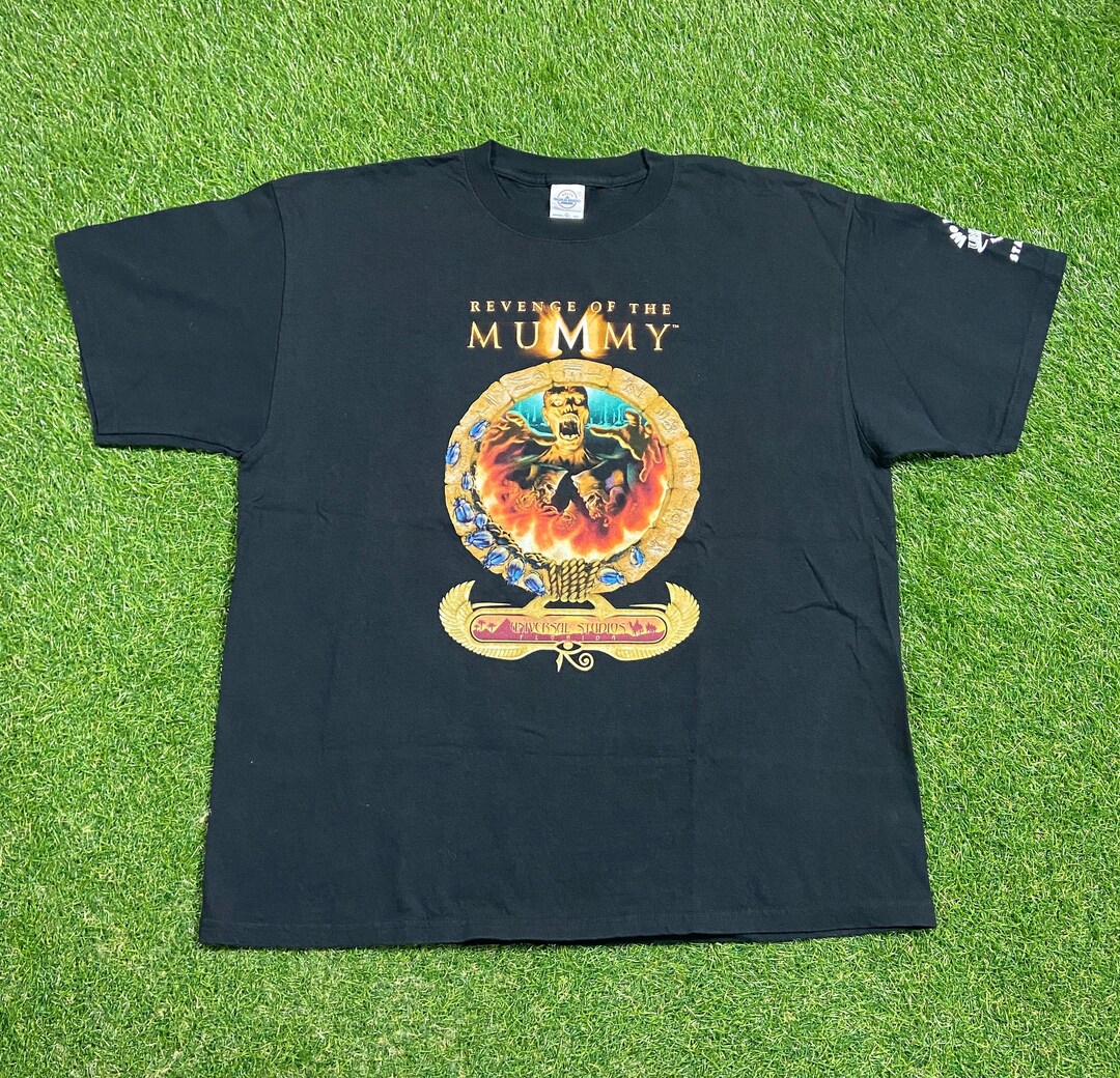 Vintage Revenge of the Mummy Ride T Shirt Tee Size XL Movie Promo ...