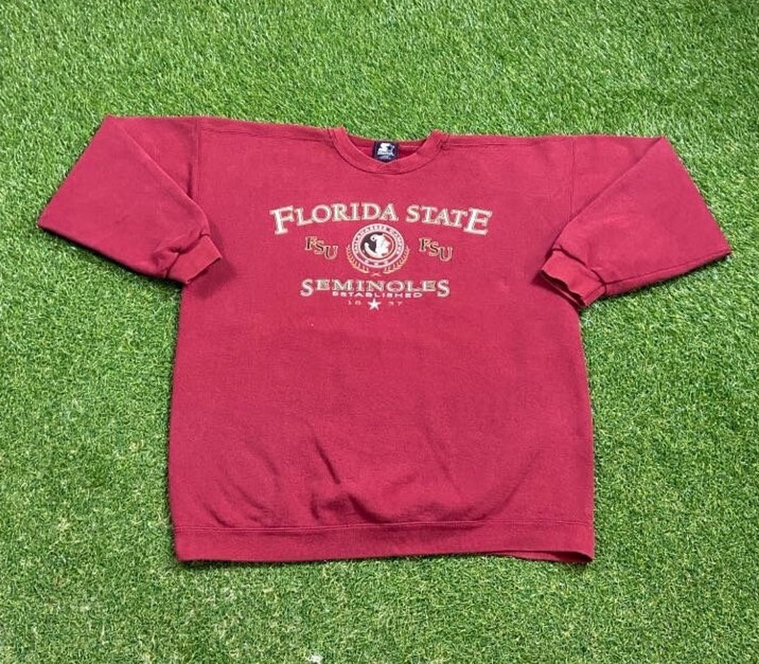 Vintage Florida State University Seminoles Crewneck Sweatshirt Made USA ...