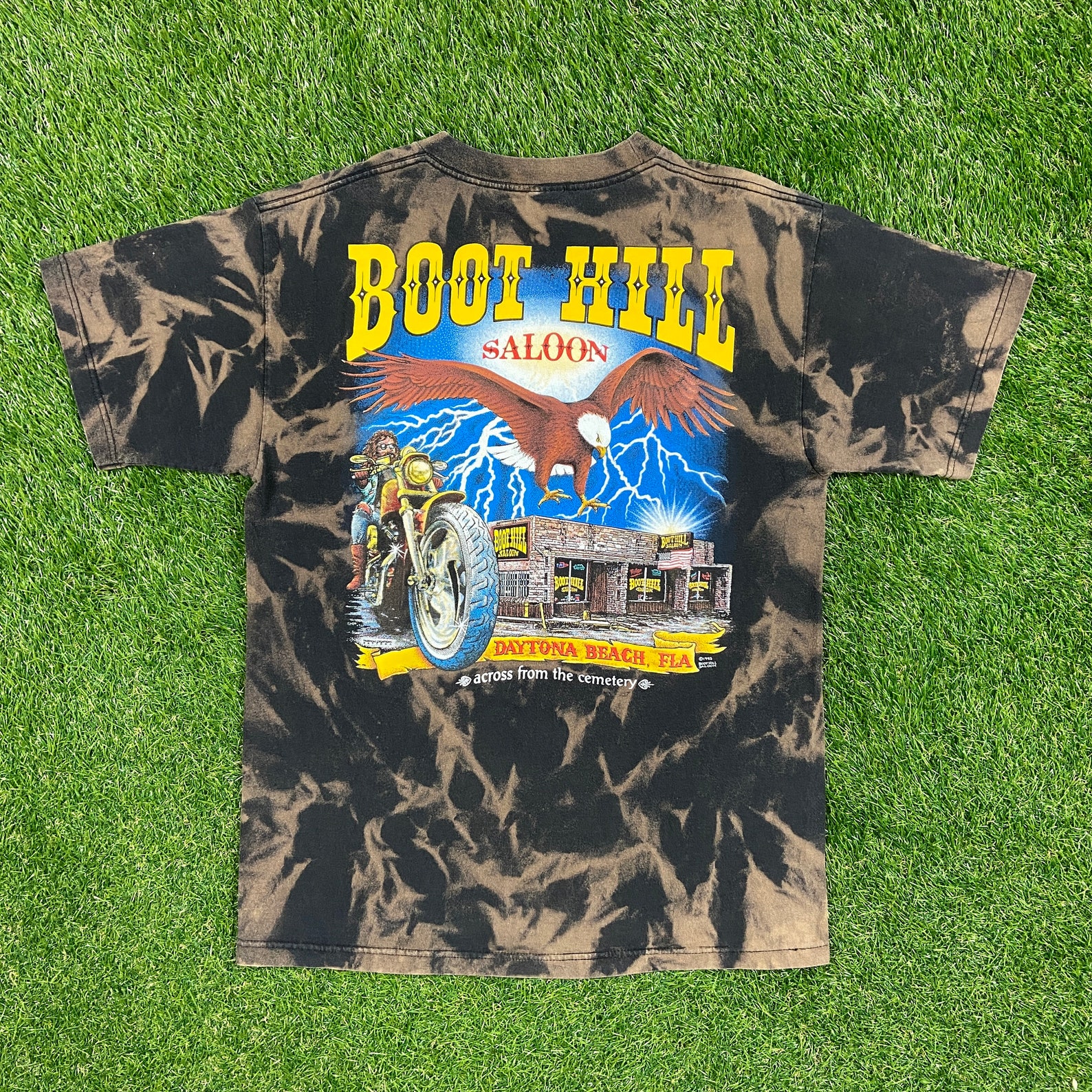 Vintage Boot Hill Saloon Daytona Beach Florida Custom Dyed Handmade T ...