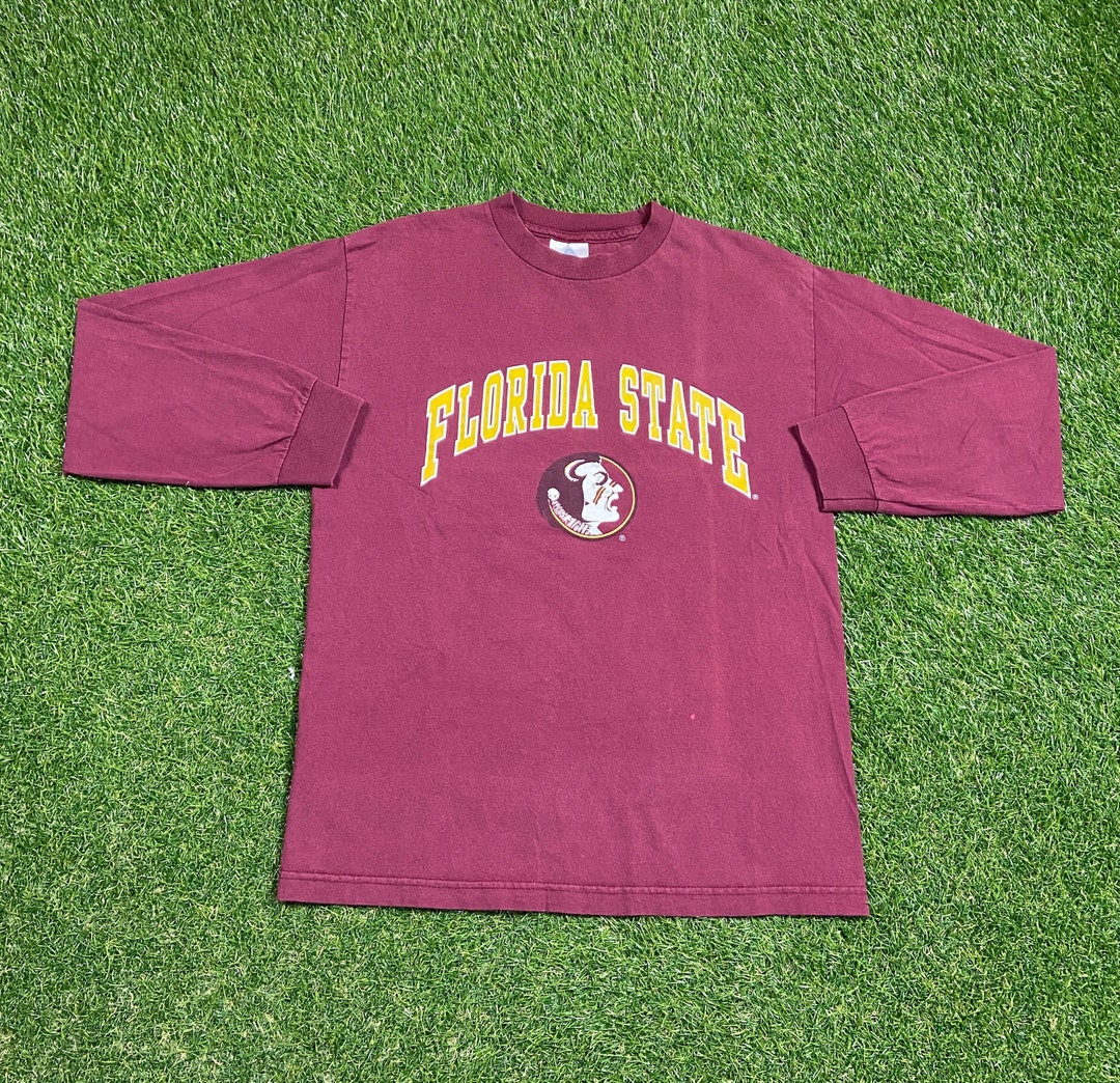 Vintage Florida State University Seminoles Long Sleeve Shirt Made Usa ...