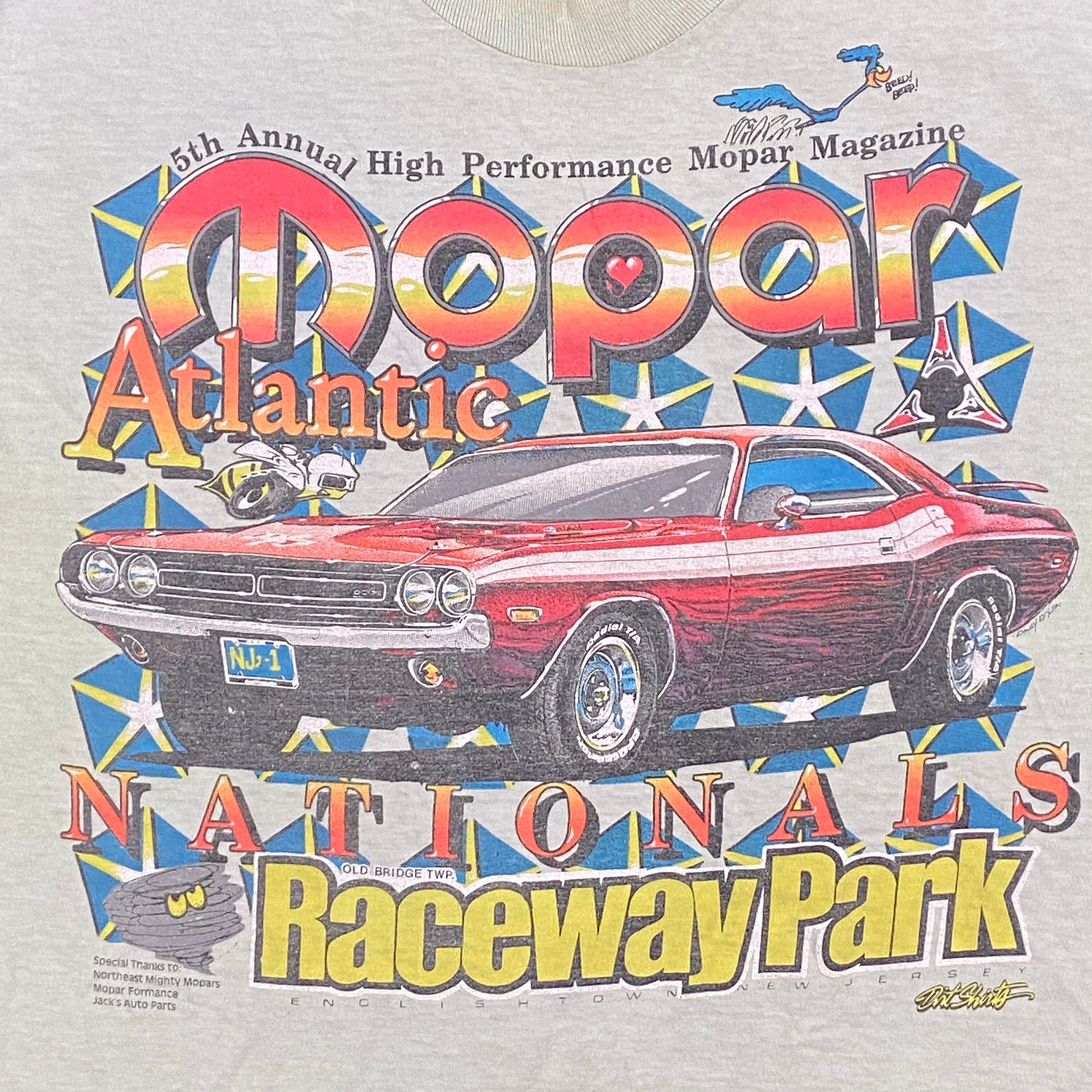 Vintage Mopar Atlantic Nationals Raceway Park T Shirt Tee | Etsy