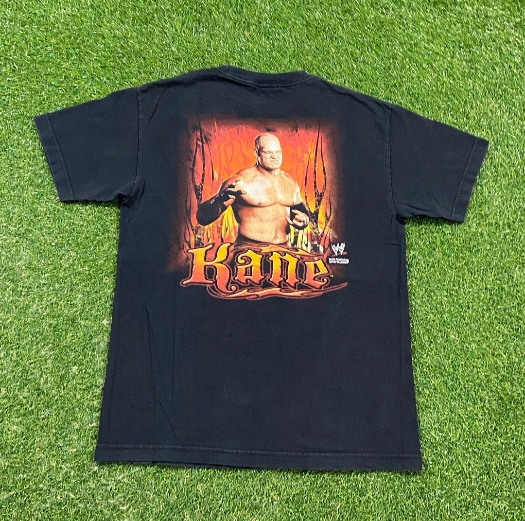 Vintage WWE Kane T Shirt Tee Size Small S World Wrestling Entertainment ...