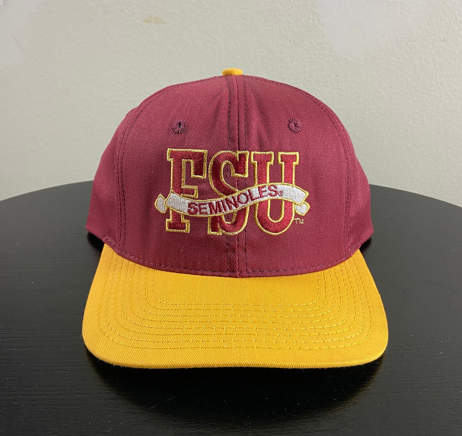 Vintage Florida State University Snapback Hat Cap Made Usa OSFA ...