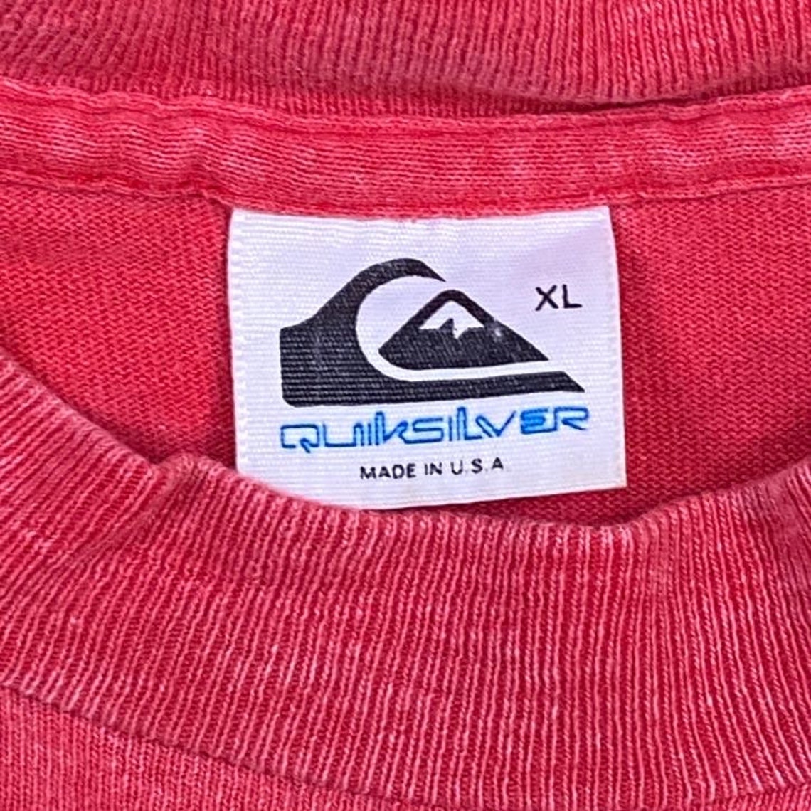 Vintage Quicksilver T Shirt Tee Made USA Size Xtra Large XL Surf Skate ...