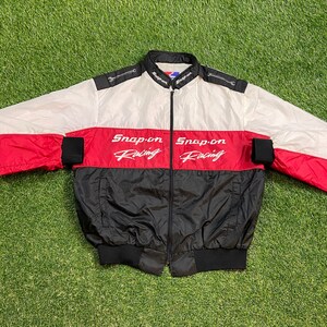 Vintage Snap on Racing Windbreaker Jacket Swingster Made USA Size Large ...