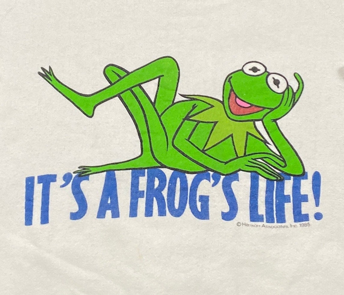 Vintage the Muppets Kermit the Frog 1985 Crewneck Sweater Size | Etsy