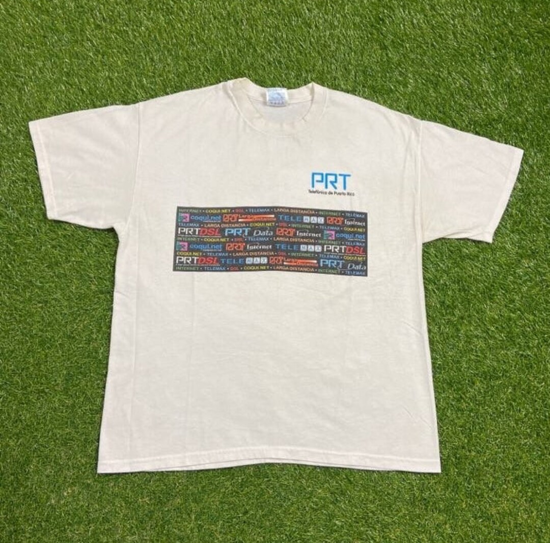 Vintage PRT Telefonica De Puerto Rico T Shirt Tee Size Large L San Jose ...