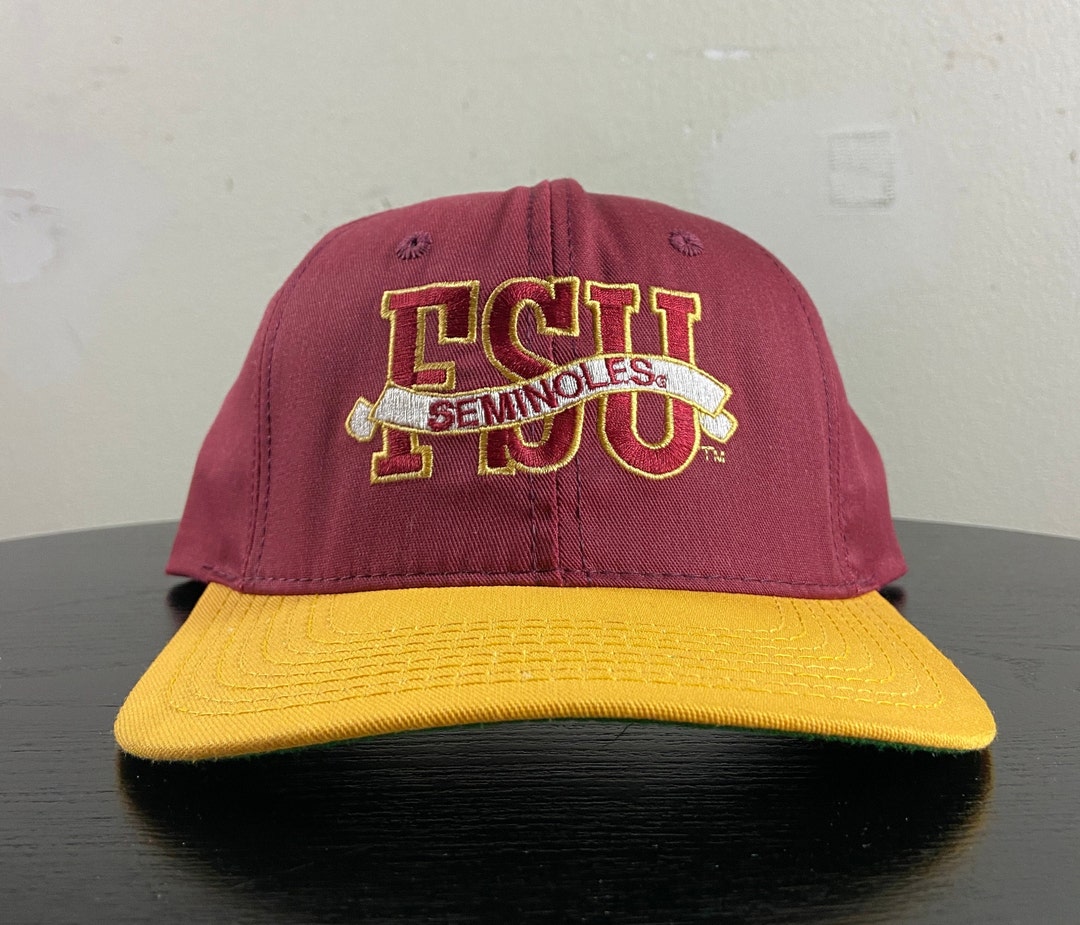 Vintage Florida State University Snapback Hat Cap Made Usa OSFA ...