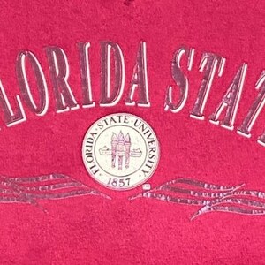 Vintage Florida State University Seminoles Crewneck Sweatshirt Made USA ...
