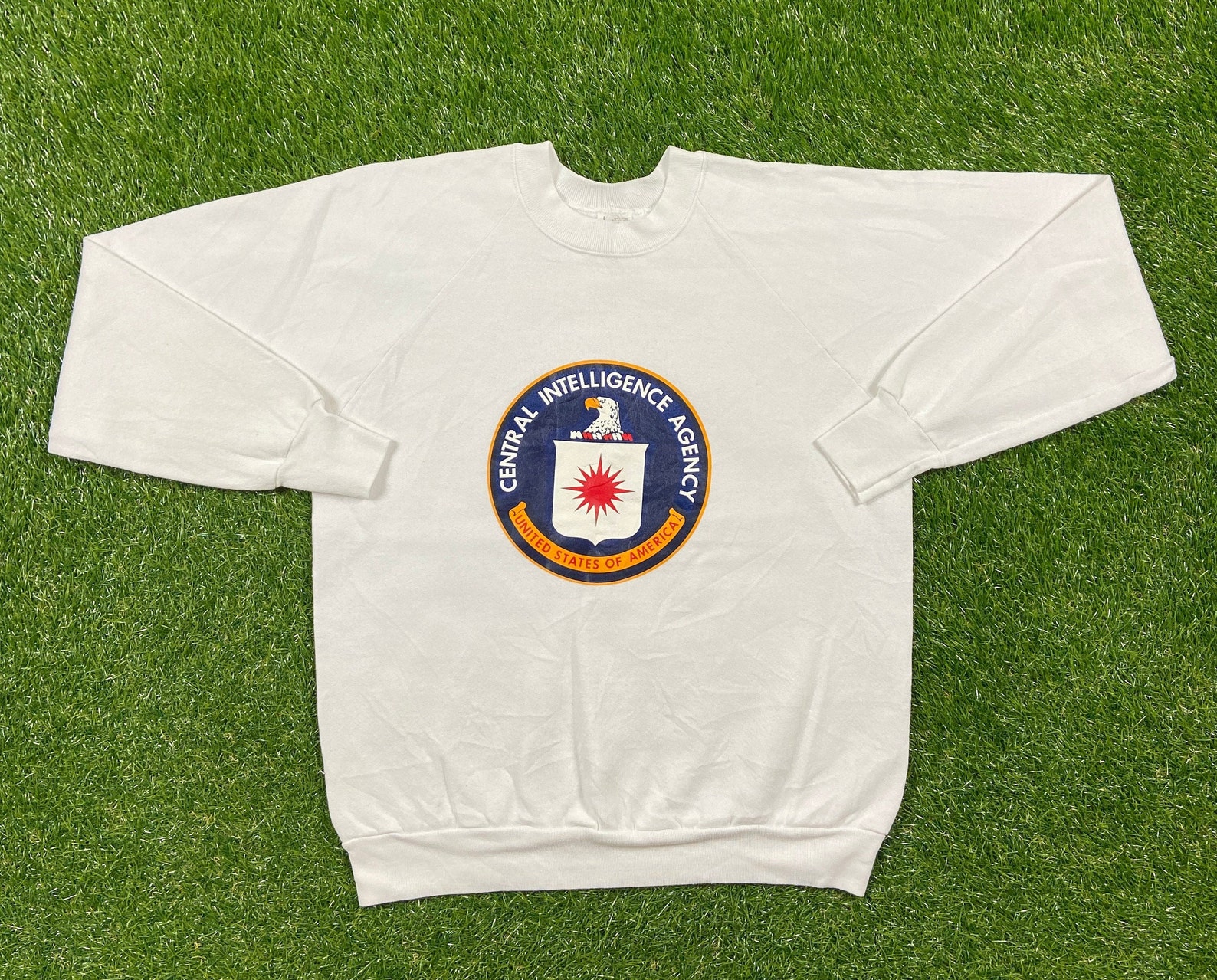 Vintage Central Intelligence Agency CIA Crewneck Sweater Fruit | Etsy