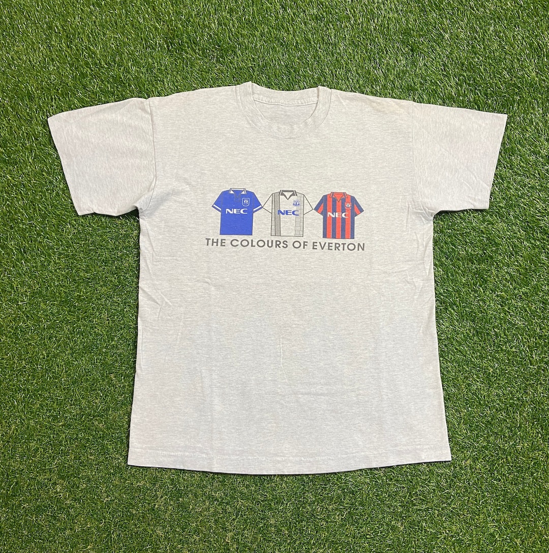 Vintage the Colors of Everton T Shirt Tee Size Medium M Liverpool ...