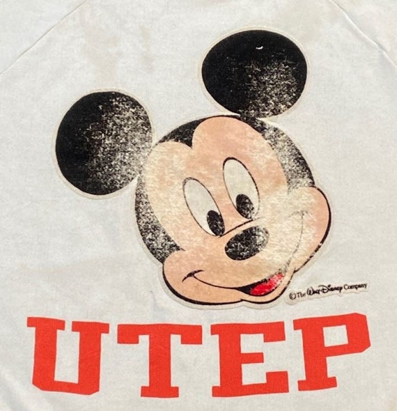 Vintage Mickey Mouse UTEP Crewneck Sweatshirt Size Sm… - Gem