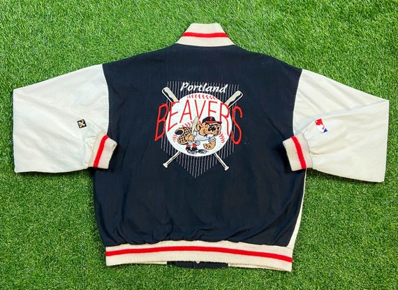 Vintage Portland Beavers Bomber Varsity Jacket K Products Made - Etsy