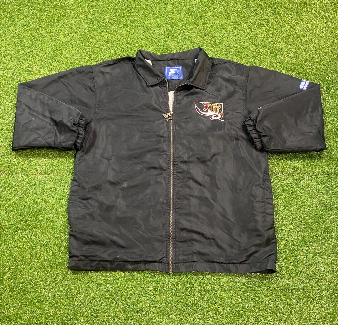 Vintage Rhein Fire Jacket Starter Size Large ELF Football Düsseldorf ...