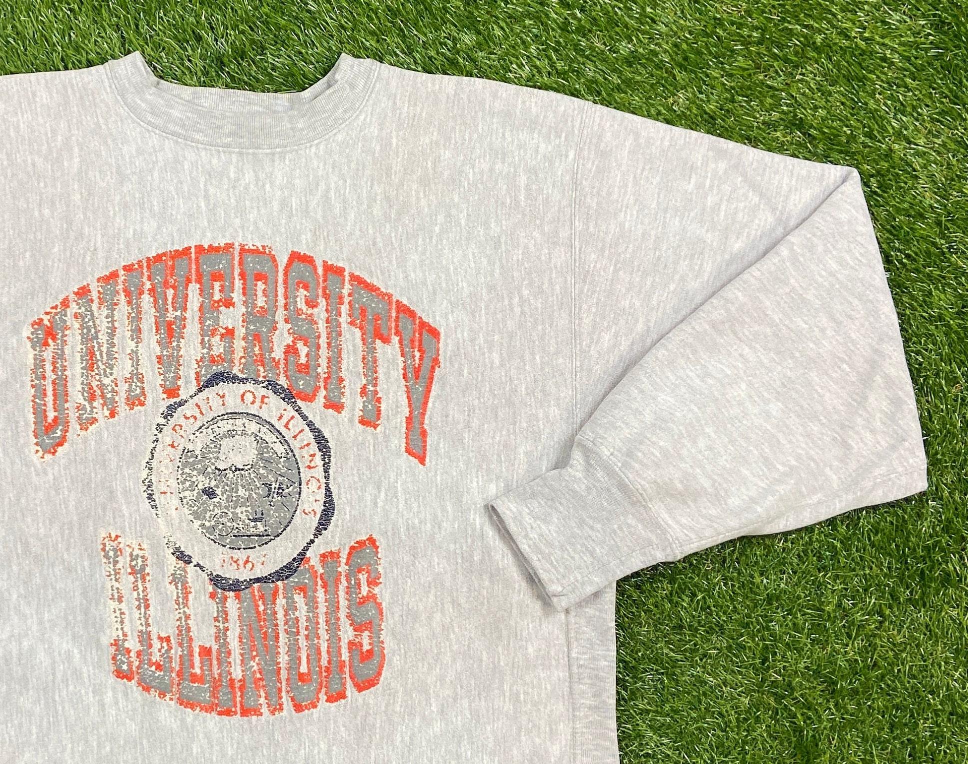 Vintage University Of Illinois Crewneck Sweatshirt Champion | Etsy