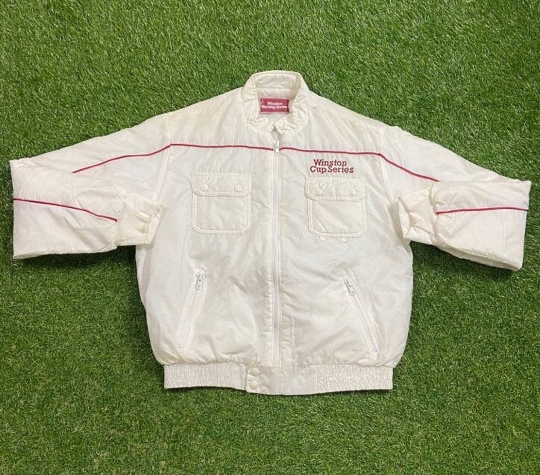 Vintage Winston Cup Series Jacket Made USA Size Medium M NASCAR Racing ...