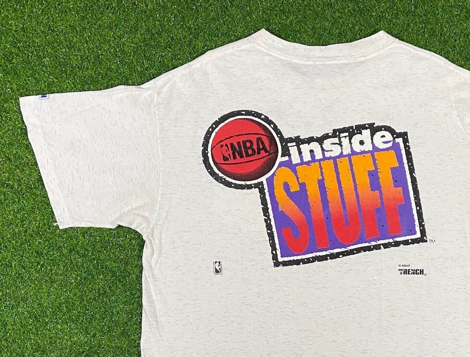 Vintage NBA Inside Stuff T Shirt Tee Trench Ultra Xtra Large | Etsy