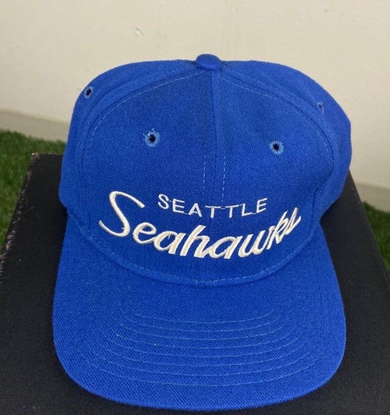 Vintage Seattle Seahawks Snapback Hat Sports Specialties - Etsy